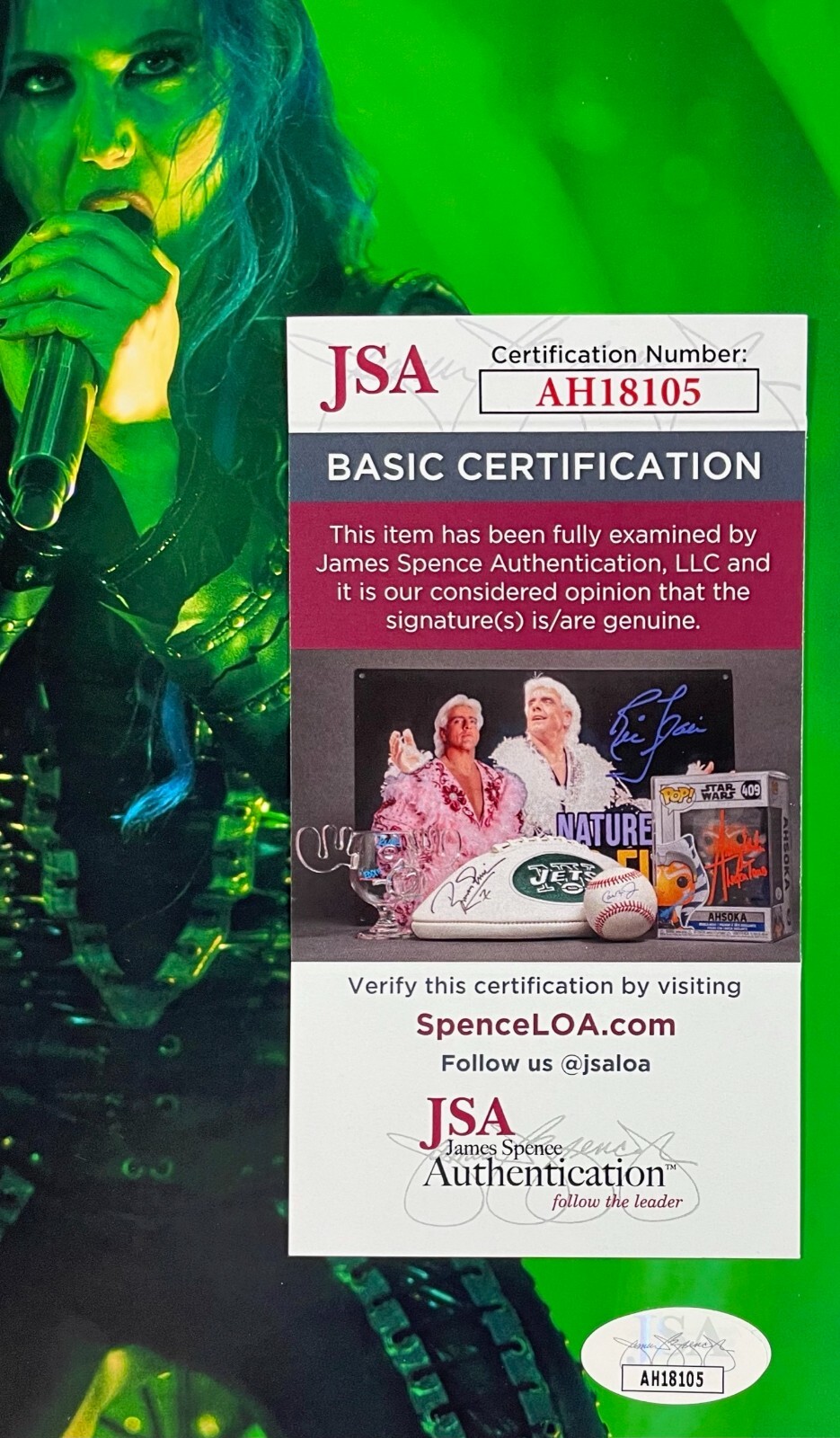 ALISSA WHITE-GLUZ Autograph SIGNED 8x10 PHOTO ARCH ENEMY JSA CERTIFIED ...