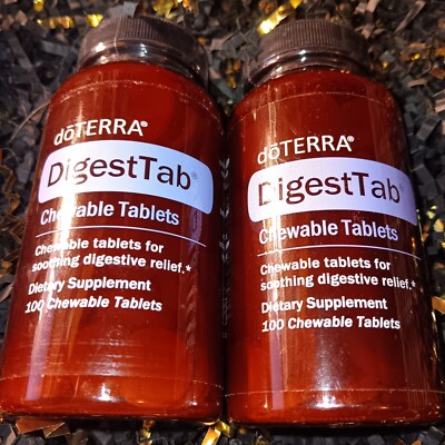 DOTERRA DIGESTAB 100 CHEWABLE TABLETS BRAND NEW SEALED EXP 09/25 ...