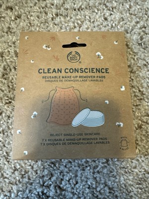 The Body Shop Clean Conscience 7 Reusable Washable Make Up Remover Pads ...