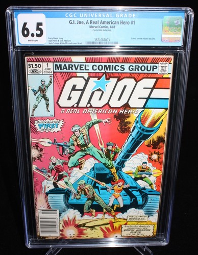 G.I. Joe, A Real American Hero #1 CGC (6.5) Trimpe & McLeod Art - 1982 ...