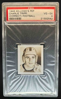 1948 Kellogg's s PEP Charlie Trippi #NNO PSA 4 | eBay