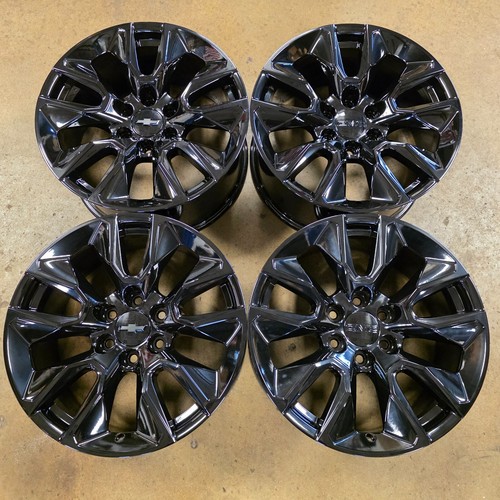 2025 20" RST 5916 GLOSS BLACK SILVERADO TAHOE SUBURBAN FACTORY OEM ...