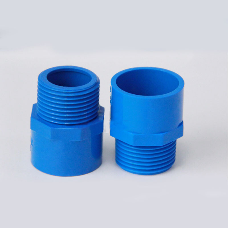 1/2"-4" PVC Water Supply Straight Pipe Male Threaded Fitting Adapter ...
