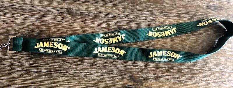RARE - Jameson Irish Whiskey Neck Lanyard - Bartender… - Gem
