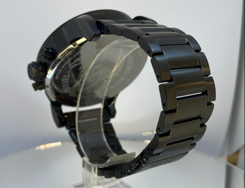 2025 Brand New Diesel Men's Mr. Daddy Chronograph, Gunmetal Watch Gold ...