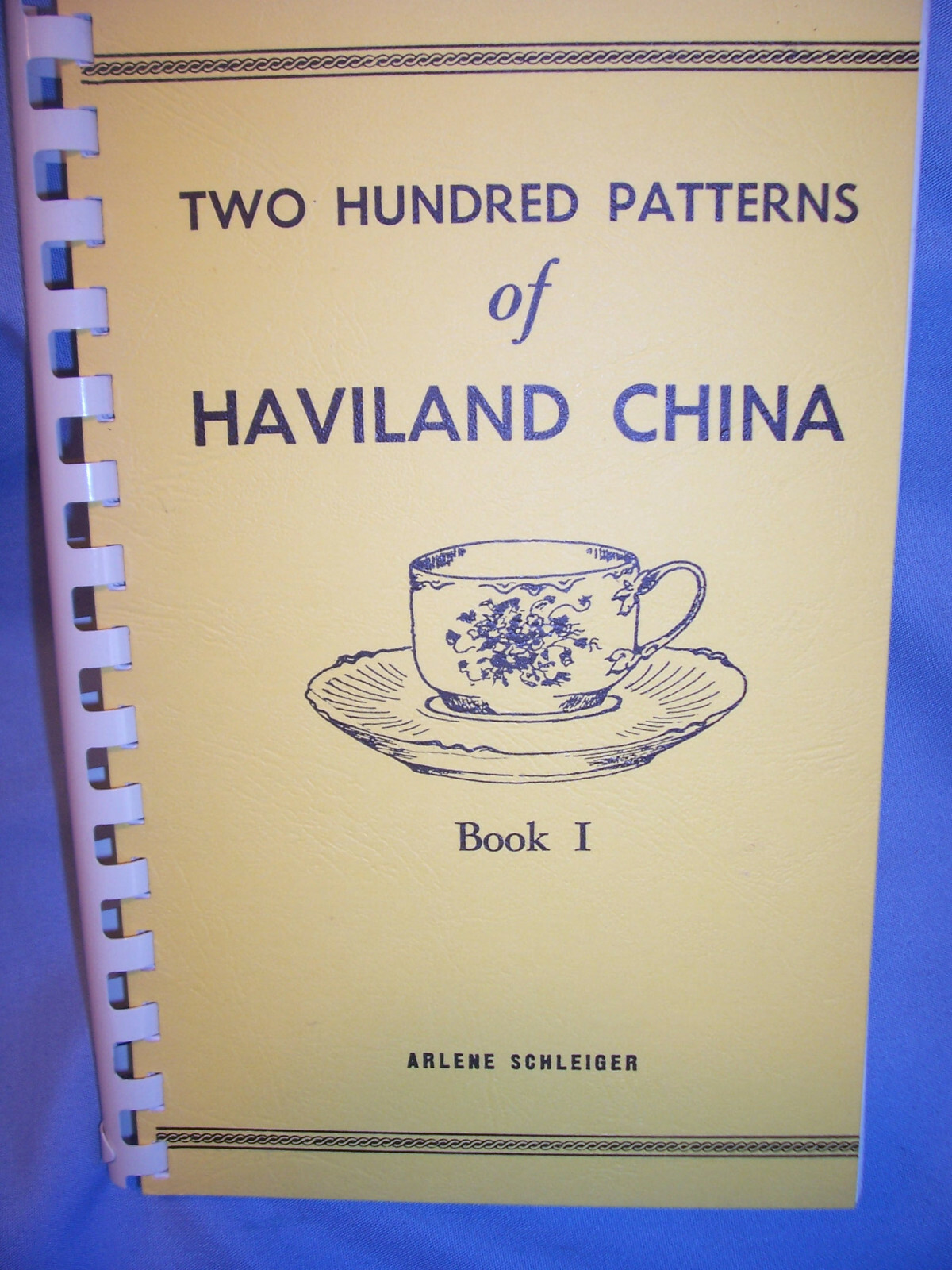 ARLENE SCHLEIGER Haviland China Illustrated PATTERN IDENTIFICATION Guide Book 1. | eBay
