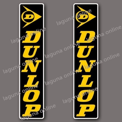 dunlop Logo Gloss Weatherproof Decal Sticker 3 | eBay