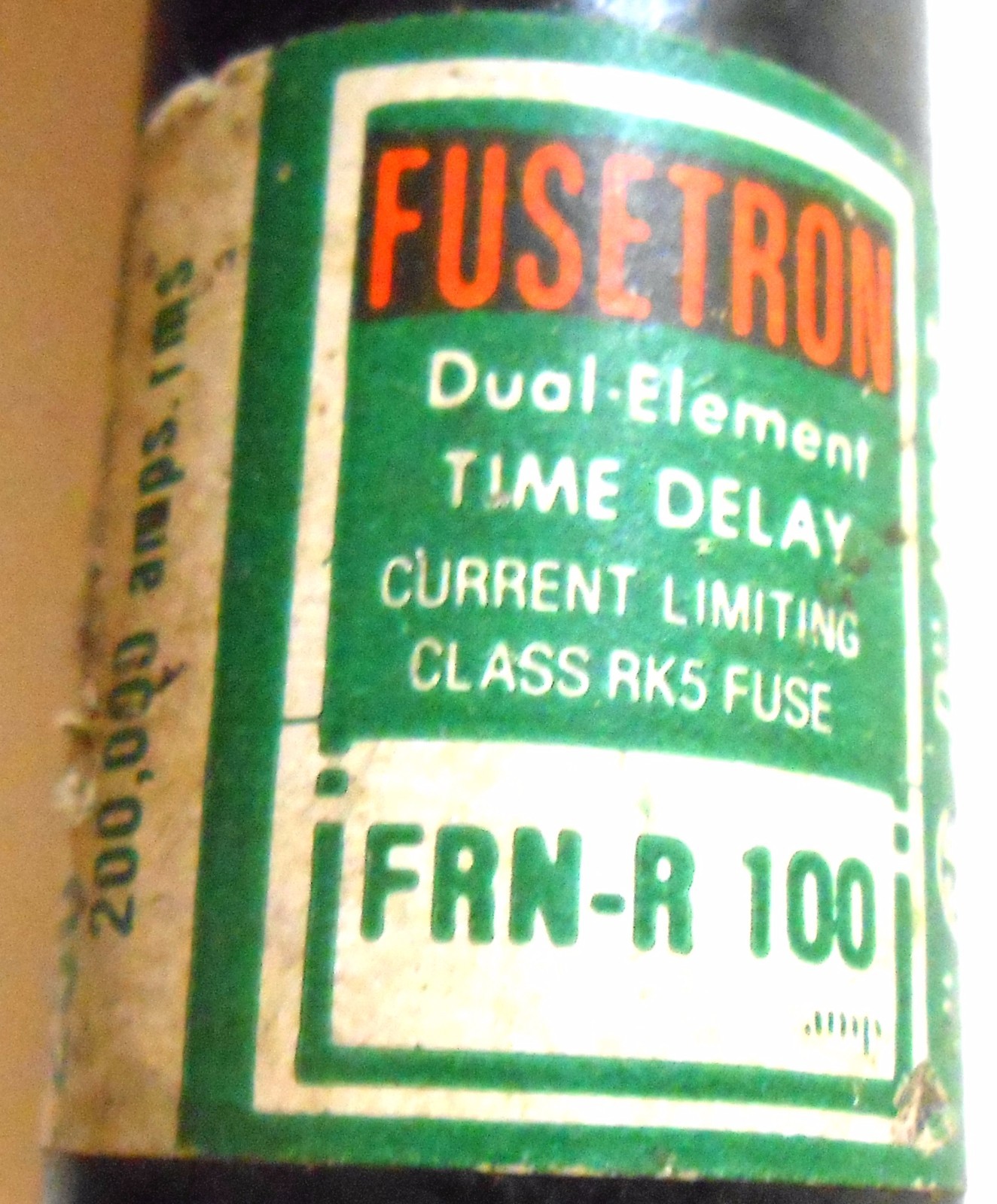 BUSSMANN FUSE, FRN-R 100, FUSETRON, 250V, 200,000 AMPS RMS | eBay
