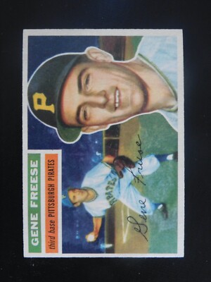 1956 Topps Baseball Card #46 Gene Freese White Back (EX-MT/NM) | eBay