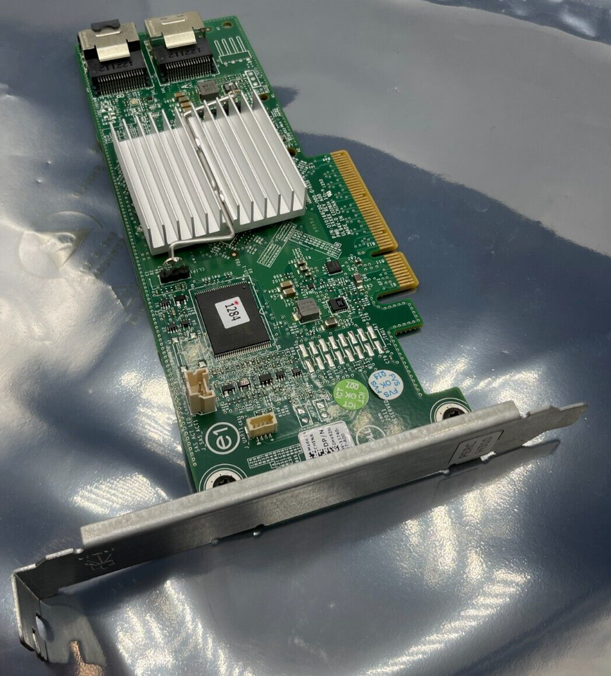 Dell HV52W PERC H310 8-Port SAS 6Gbps PCIe 2.0 x8 RAID Controller - NO ...