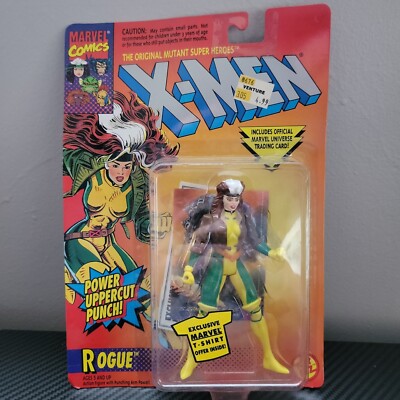TOY BIZ MARVEL X-MEN ROGUE Power Upper Punch 1993 Action Figure - New ...