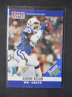 1990 Pro Set #134C Andre Rison Indianapolis Colts (redemption back) | eBay