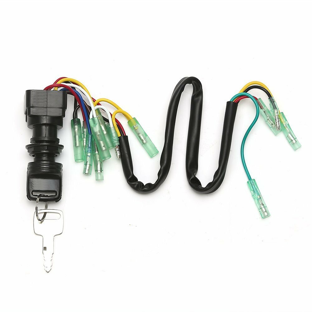 Ignition Switch Key Assembly for Yamaha Outboard Motor Control Box 2/4 ...