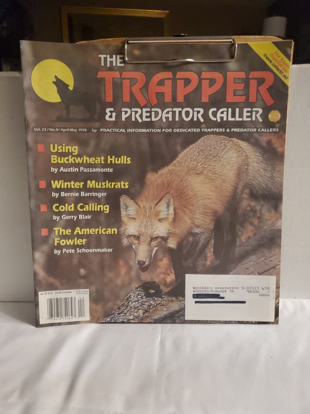 The Trapper & Predator Caller April - May 1998, Vol. 23, No. 4 | eBay