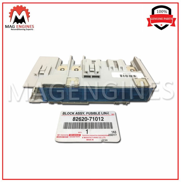 8262071012 Genuine Toyota Block ASSY Fusible Link 82620-71012 for sale ...