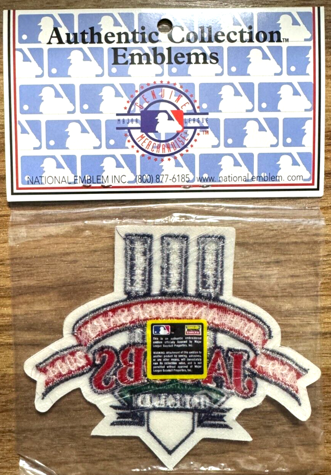2004 Jacobs Field 10th Anniversary Authentic MLB Patch Cleveland ...
