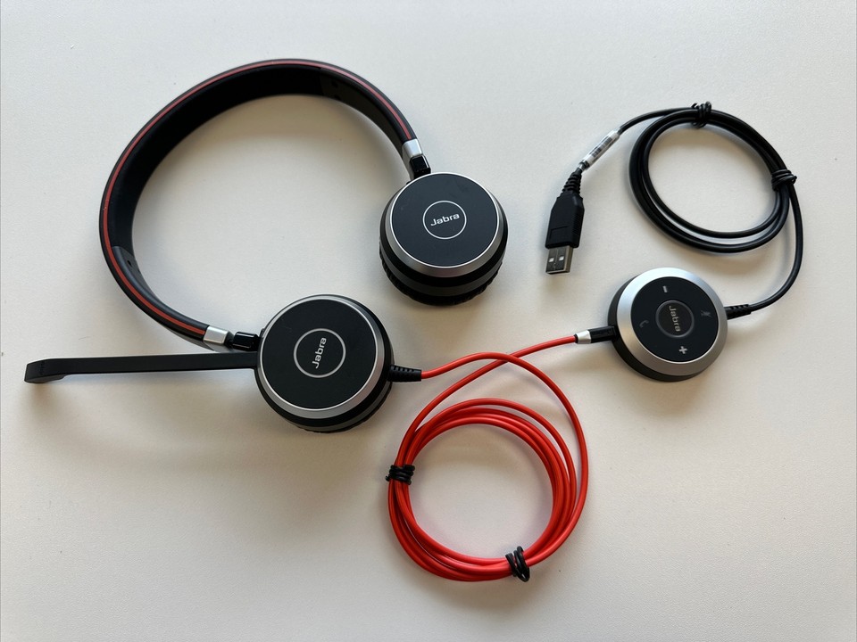 Jabra Evolve 40 UC Optimized Professional Wired Mono Headset - Black | eBay