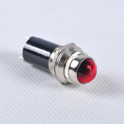 1pc Tube Amp Pilot Light Red Bulb Lamp Brass Indicator LED for Guitar ...