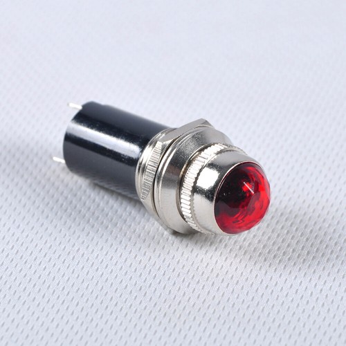 1pc Tube Amp Pilot Light Red Bulb Lamp Brass Indicator LED for Guitar ...