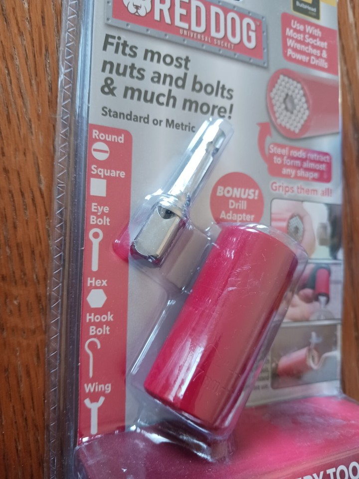 Bulbhead Red Dog Universal Socket Tool - Red/Silver 16275-8 97298126680 ...