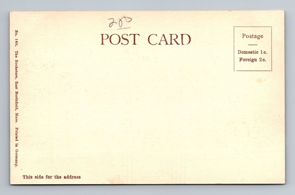East Northfield MA-Massachusetts, Stone Hall, Vintage Postcard | eBay