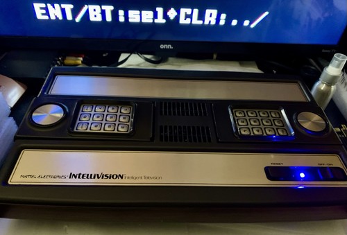 INTELLIVISION CONSOLE COMPOSITE AV & LED MODS+RECAPPED + 1-HOMEBREW MTE ...