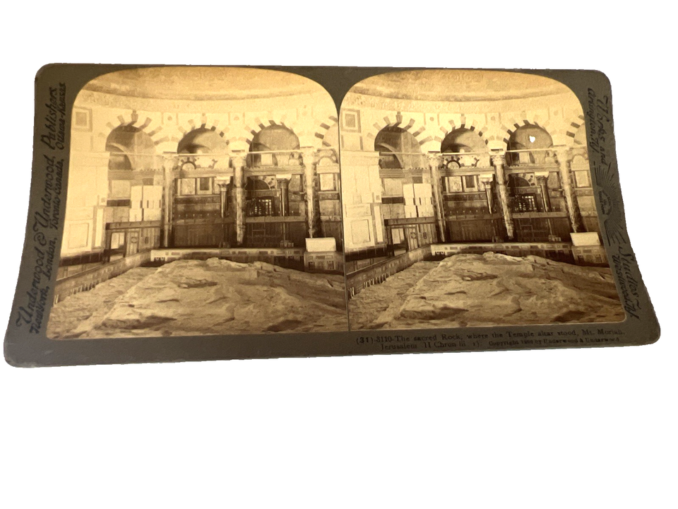 Antique Wood & Metal Stereoscope Viewer ~ April 20 1897 + 7 Photo Cards ...