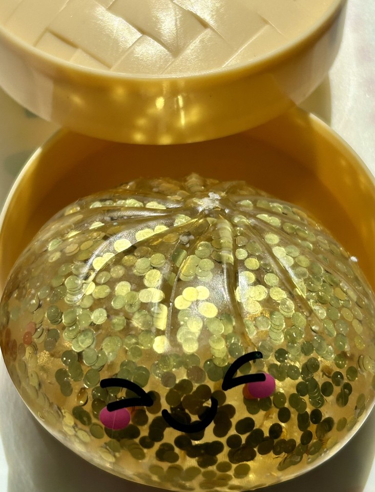 NEW Gold Super Rare Squishy Glitter Dumpling | eBay