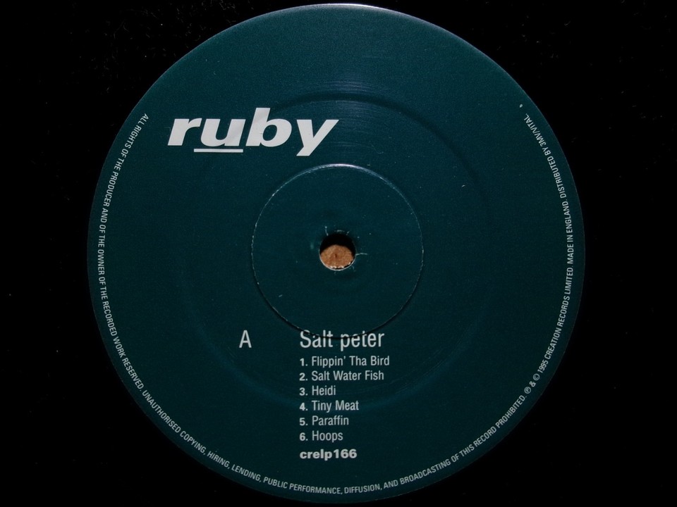 RUBY SALT PETER CREATION CRELP 166 TRIP HOP INNER 1995 | eBay UK
