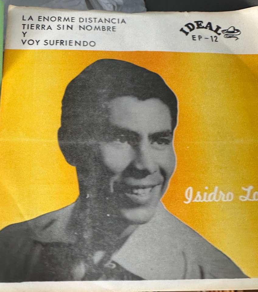Latin 45 LOT Tejano Tex Mex Orquesta IDEAL EP Isidro Lopez Tony De La ...
