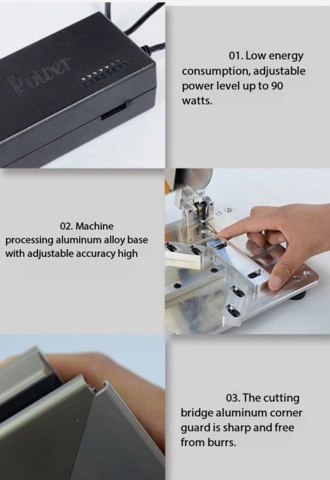 Screen Corner Cutter Double-Cut Corner Saw 45-Degree Bevel Cutting Tool ...