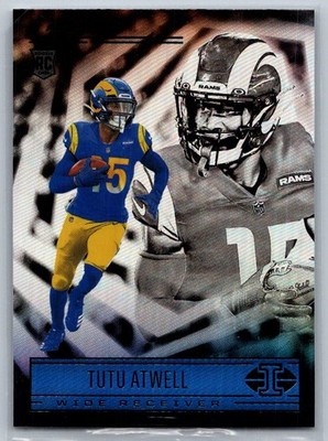 Tutu Atwell 78 2021 Panini Illusions RC Retail Rookie Los Angeles Rams ...