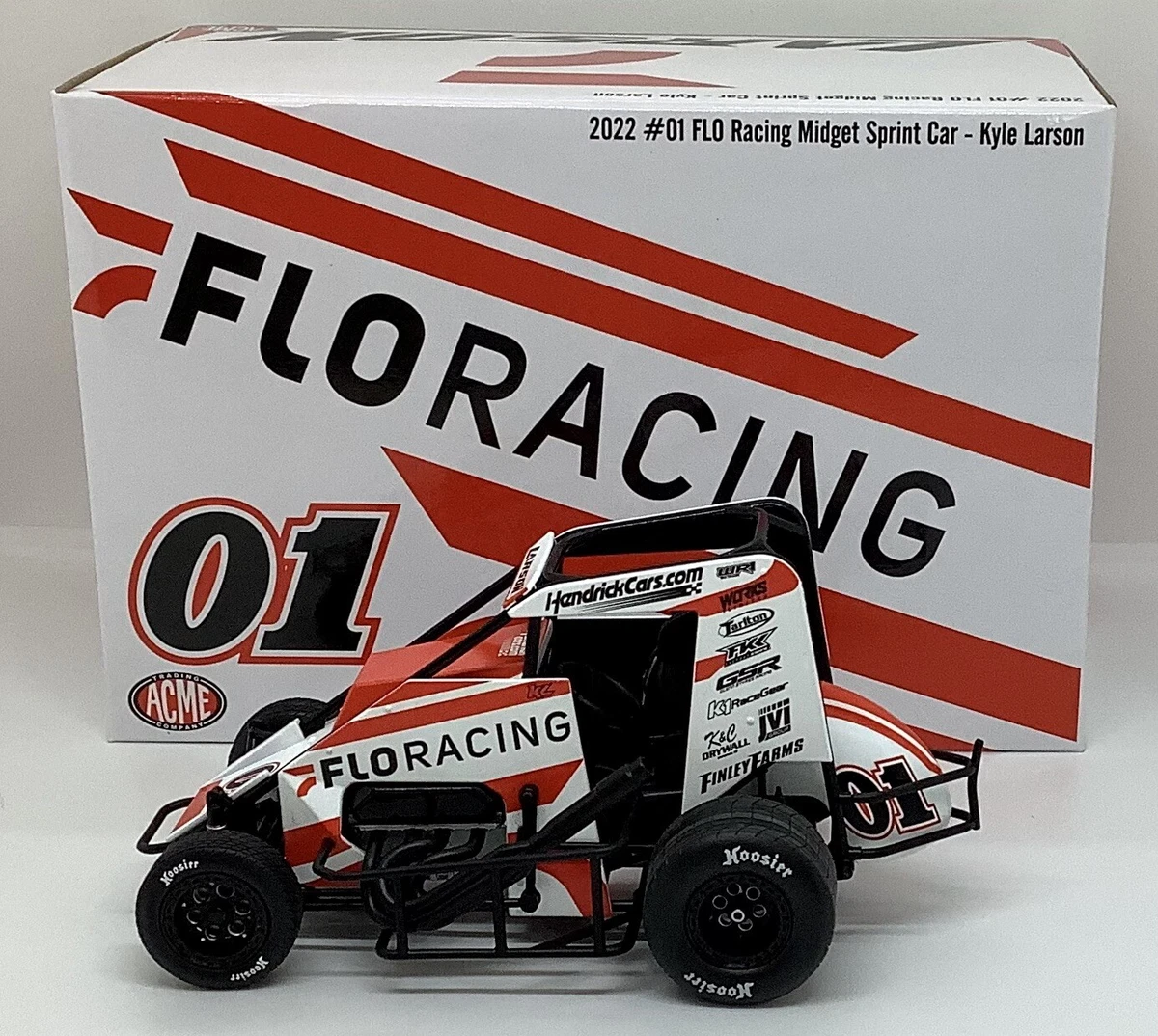KYLE LARSON 2022 FLORACING #01 MIDGET SPRINT CAR 1/18 ACME, 60% OFF
