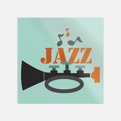 Jazz Trumpet Music Vinyl Sticker Decal | eBay
