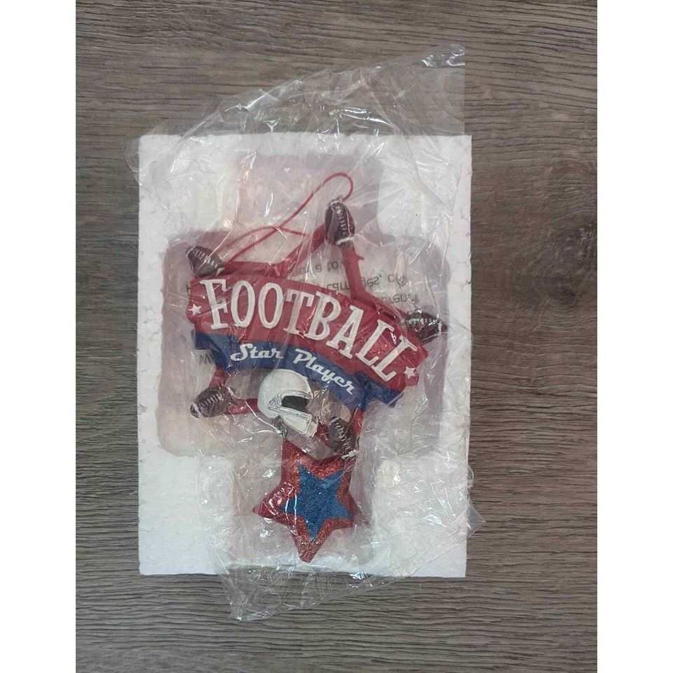 New w/ Tag Discontinued MACYS Holiday Lane Football Star Player ...