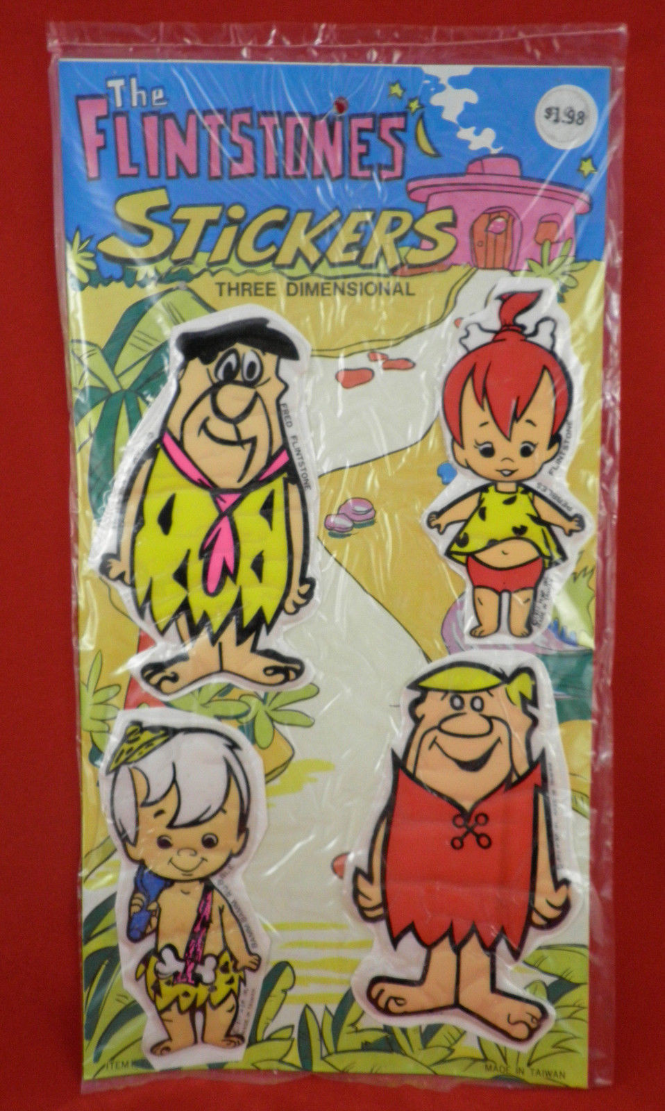 The Flintstones - Huge Sticker Set - Mint on Card- Original 70's | eBay