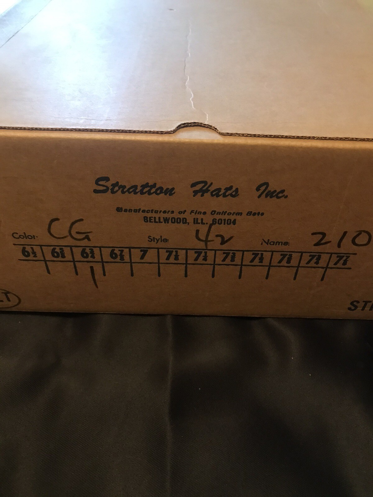 Stratton Self Forming Campaign 42 Felt Hat Green 6-3/4 Riders Crease ...