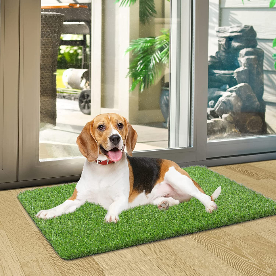 Artificial Turf Grass Front Door Mat Fake Grass Entrance Non Slip Rug ...