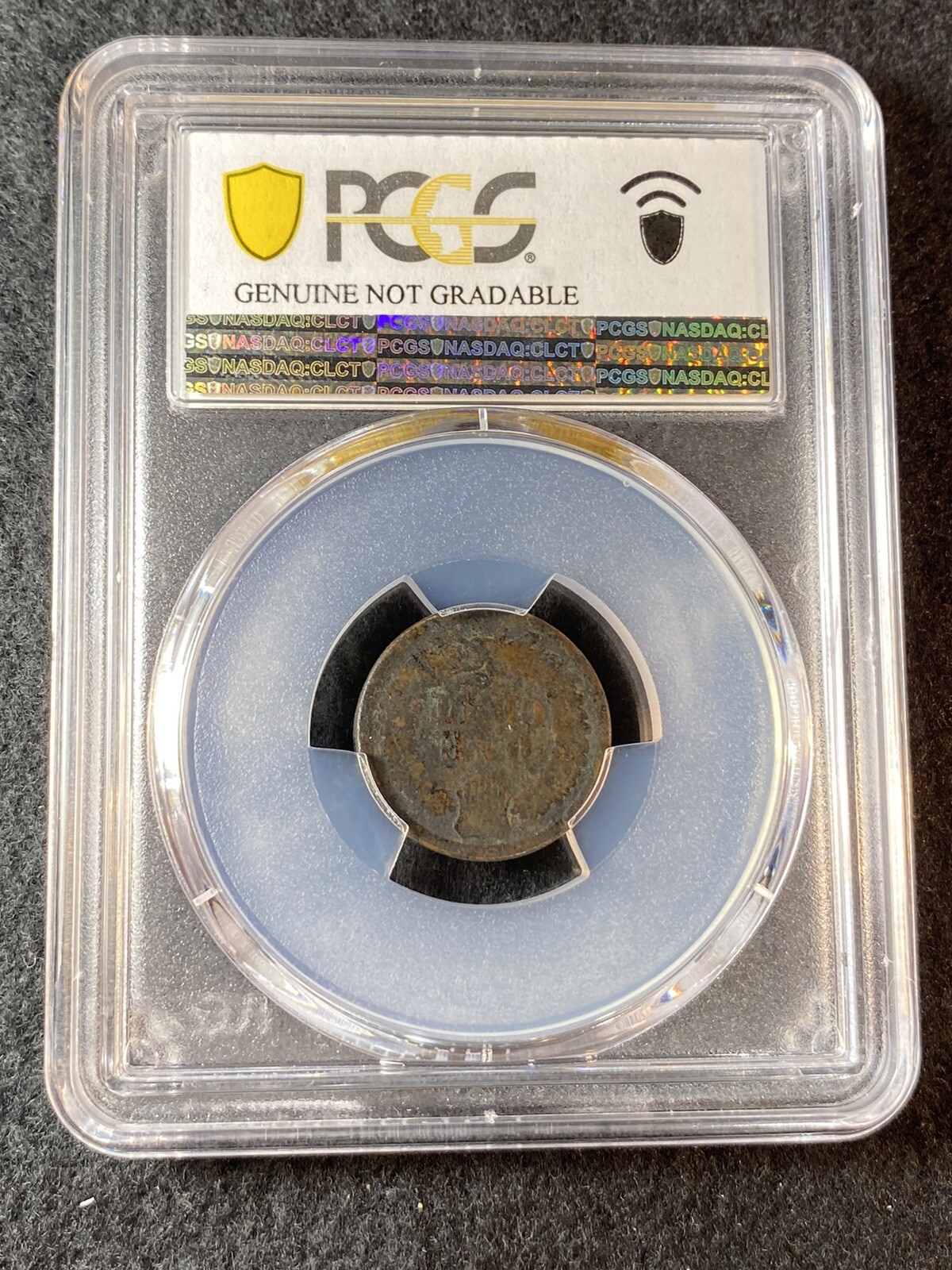 PCGS 1877 Indian Head Penny Genuine Environmental Damage AG Detail | eBay