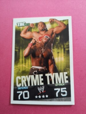 Cryme Time Tag Team Cartes Catch Slam Attax 2009 Topps Evolution | eBay