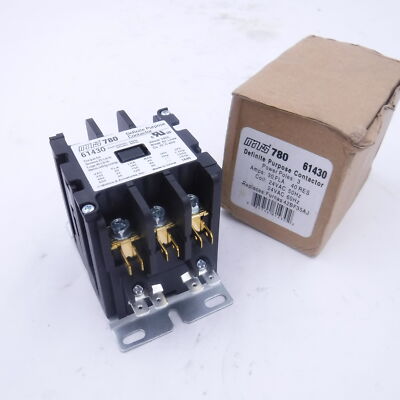 MARS 780 Definite Purpose Contactor 61430 Poles 3, 30 FLA, 24V Coil | eBay