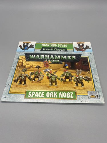 Vintage WARHAMMER 40K SPACE ORK NOBZ -Box Only- | eBay