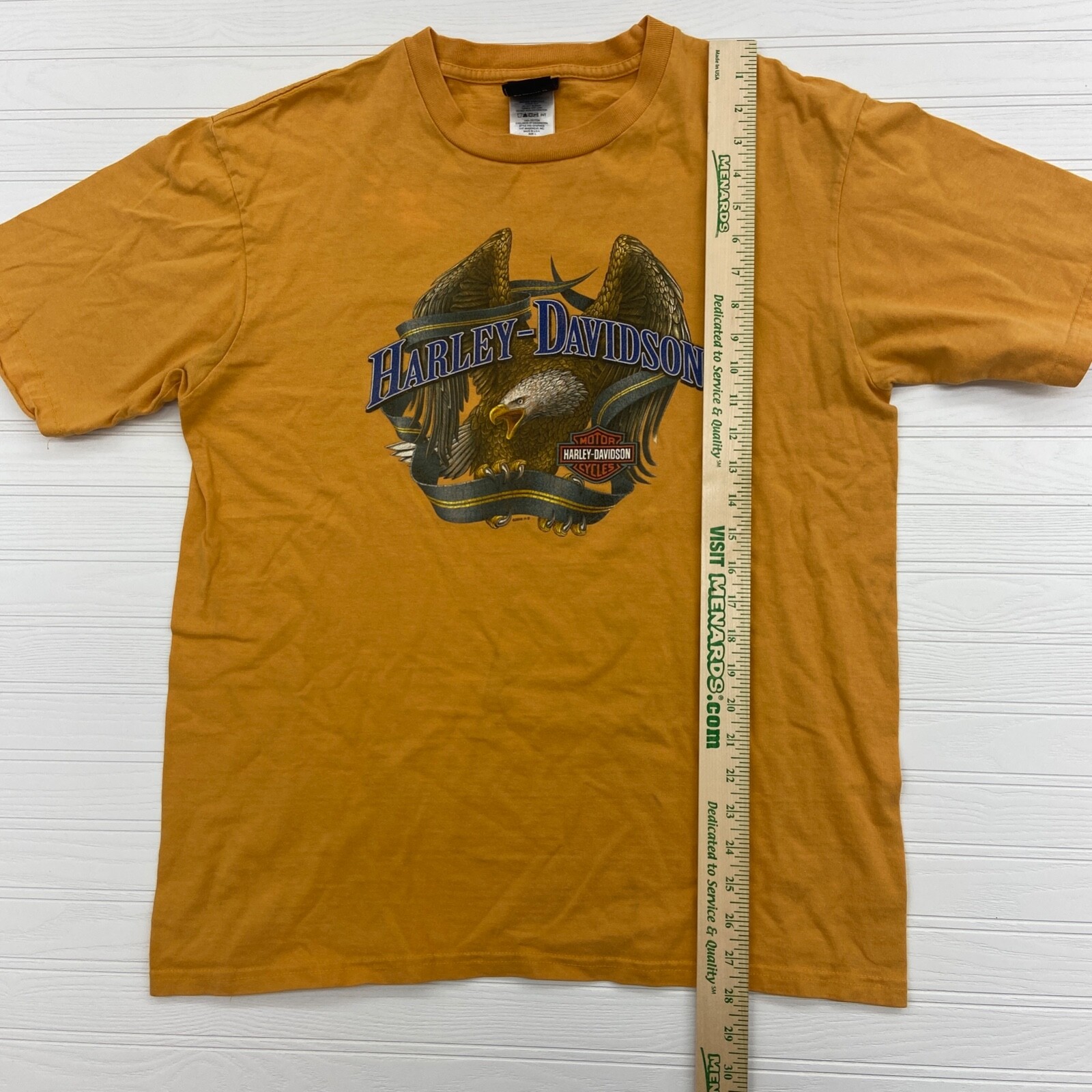 Harley Davidson Motorcycles Yellow T-Shirt Arrowhead … - Gem