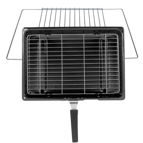 Universal 280-380mm Cooker Grill Pan with Rack and Handle + FREE Wire ...