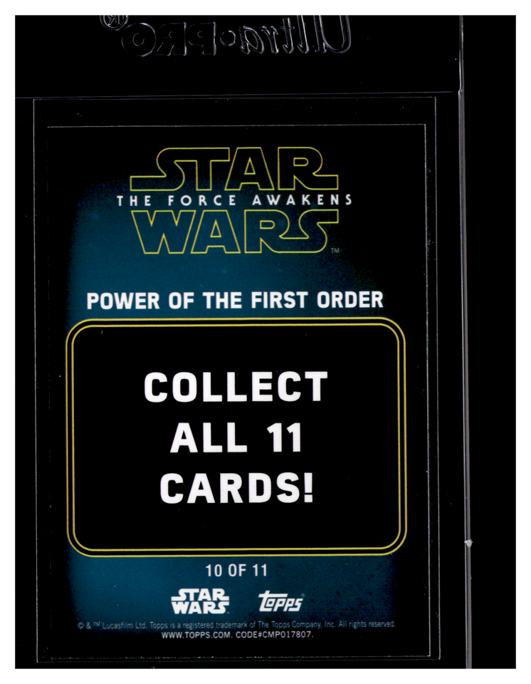 2016 The Force Awakens Series 2 Power of the First Order #10 Colonel ...