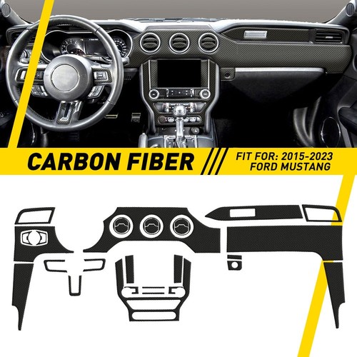 30Pcs Fits for Ford Mustang 2015-2019 Carbon Fiber Interior Decoration ...
