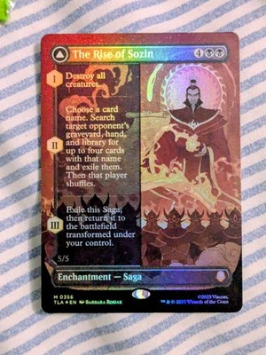 MTG The Rise of Sozin // Fire Lord Sozin - Foil - Borderless, NM-Mint ...