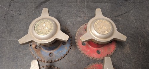 Zenith Knock Off Vintage Mercedes Emblem Hub DAYTON Wire Wheels Rare | eBay