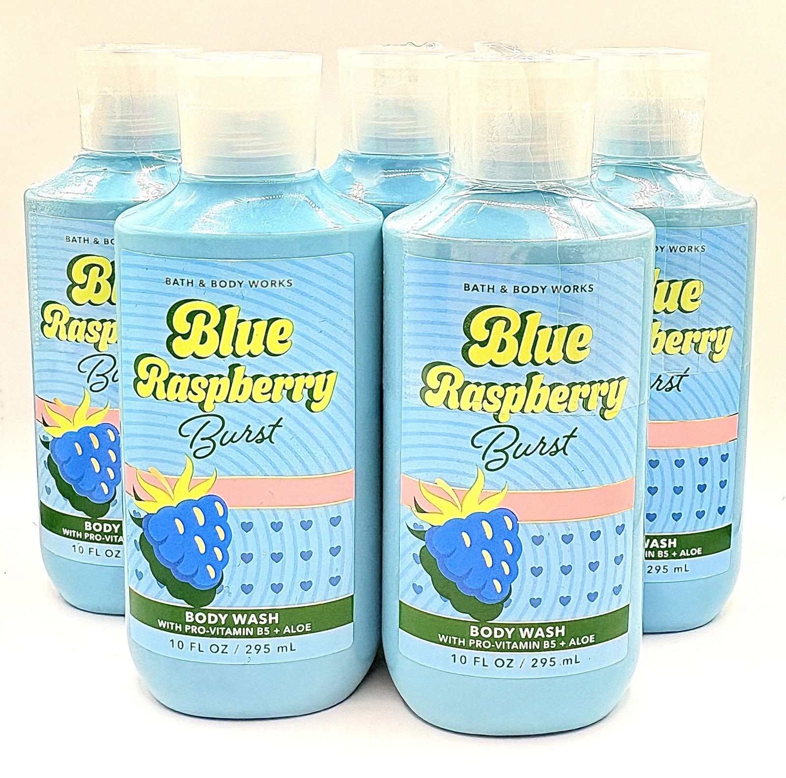 Bath & Body Works BLUE RASPBERRY BURST Body Wash ~ Set of 5 | eBay