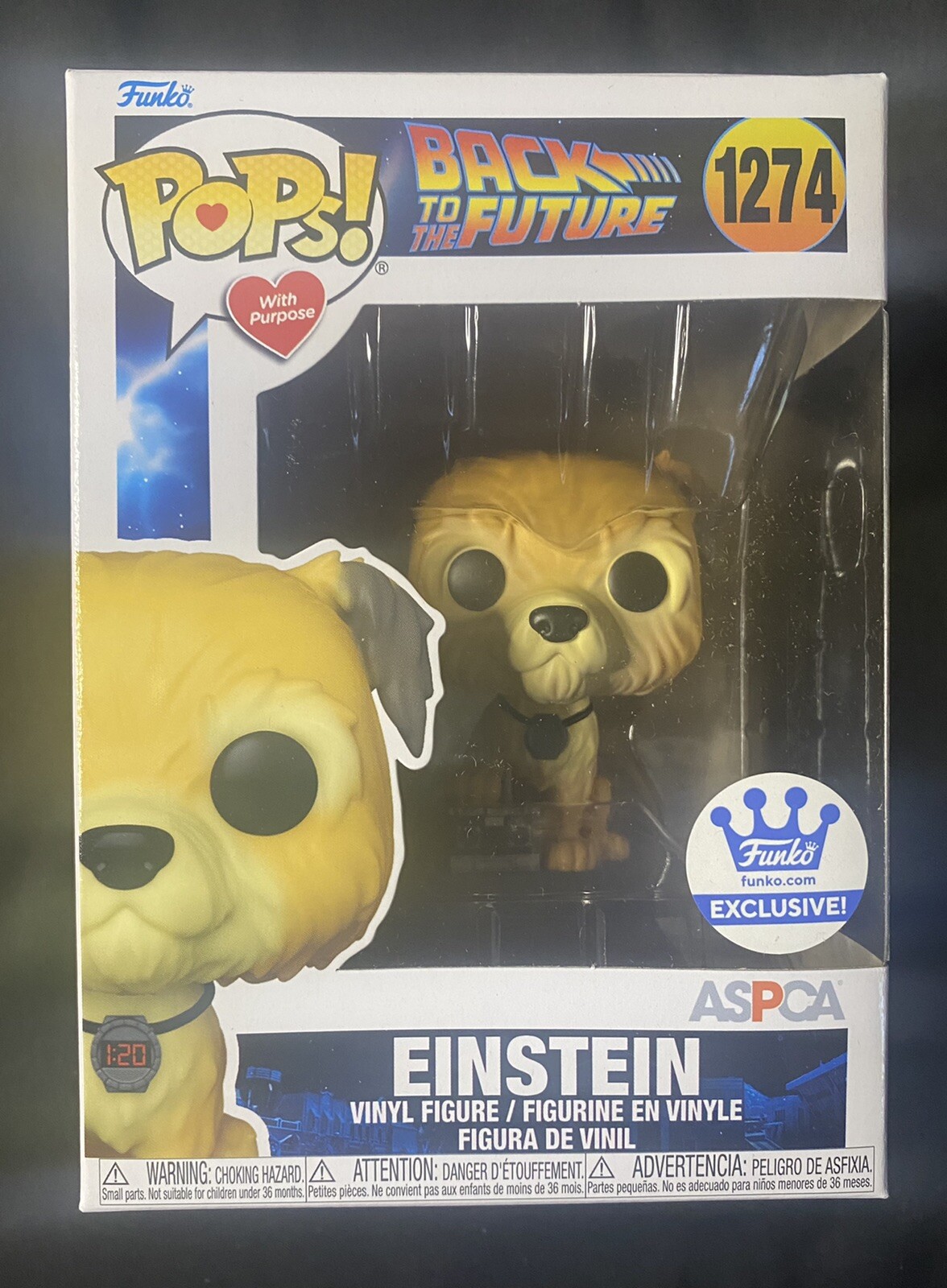 Funko Pop! Vinyl: Back to the Future - Einstein - Funko (Exclusive ...